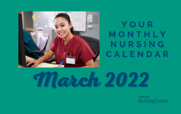 This Month in Nursing: March 2022 | Lippincott NursingCenter